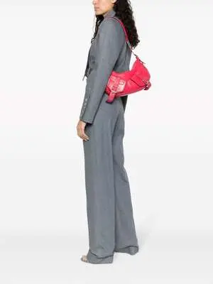 BIASIA Y2k Leather Shoulder Bag - Pink
