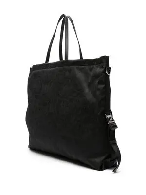 Versace Neo Nylon Jacquard Tote Bag