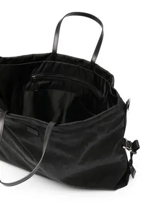 Versace Neo Nylon Jacquard Tote Bag