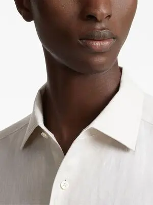 Zegna Short-sleeve Linen Shirt