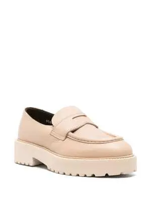 DOUCAL'S Leather Penny Loafers
