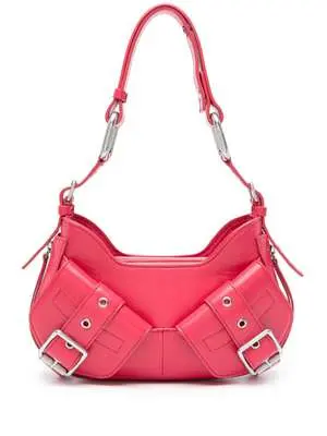 BIASIA Y2k Leather Shoulder Bag - Pink