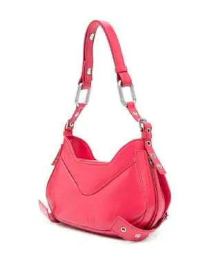 BIASIA Y2k Leather Shoulder Bag - Pink