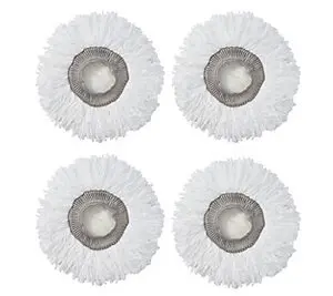 TRUE & TIDY 4-piece Round Mop Pad Replacements For Spray-360