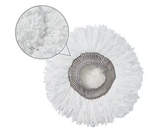 TRUE & TIDY 4-piece Round Mop Pad Replacements For Spray-360