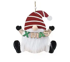 MELROSE Wood Gnome Ornament - One-color