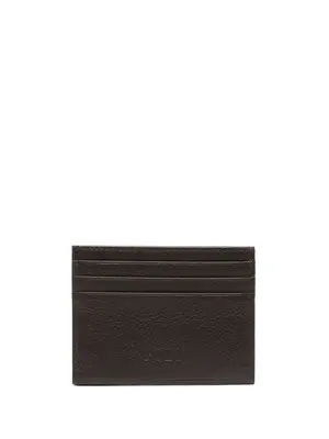 Polo Ralph Lauren Polo Pony-debossed Leather Card Holder - Brown