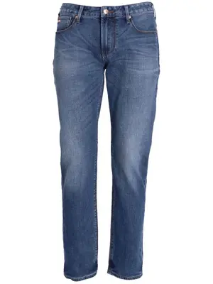 Emporio Armani Whiskering Jeans For Men