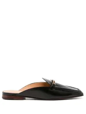 TOD'S Square-toe Flat Mules - Black