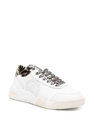 Just Cavalli Tiger Head-motif Low-top Sneakers