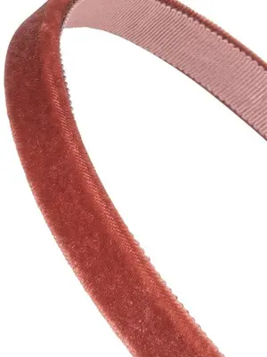 JENNIFER BEHR Lacey Velvet Headband - Pink