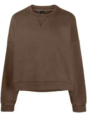 ENTIRE STUDIOS Drop-shoulder Crew-neck Sweatshirt - Brown