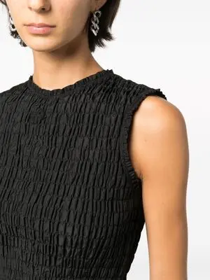 PATOU Smock-detail Crop Top