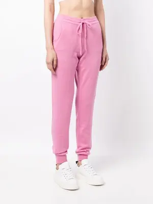 TEDDY CASHMERE Milano Cashmere Track Pants - Pink