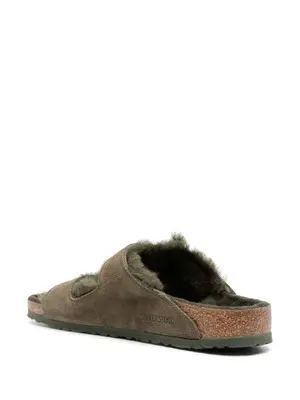 BIRKENSTOCK Arizona Suede Sandals - Green