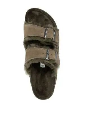 BIRKENSTOCK Arizona Suede Sandals - Green