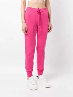 TEDDY CASHMERE Milano Cashmere Track Pants By - Pink