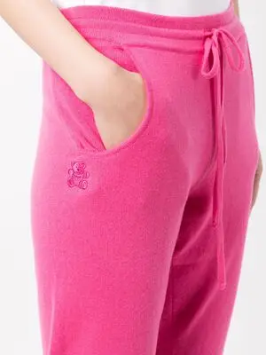 TEDDY CASHMERE Milano Cashmere Track Pants By - Pink