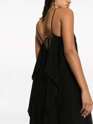 UMA WANG Adore Frayed-hem Dress