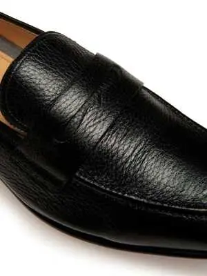 Bally Saix-u Grained-leather Loafers
