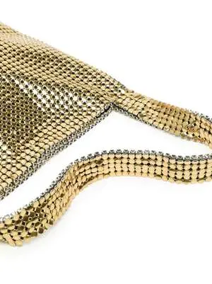 Rabanne Pixel Metallic-finish Shoulder Bag