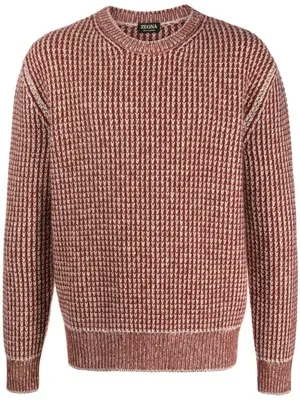 Zegna Jacquard-knit Cashmere Jumper