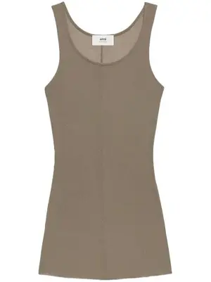 AMI Paris Sleeveless Tank Top
