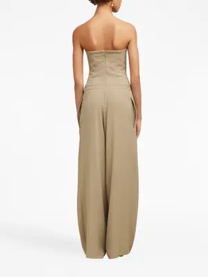 Ami Strapless Jumpsuit - Neutrals