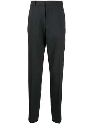 BOSS Slim-cut Mid-rise Trousers - Black