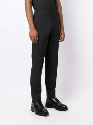 BOSS Slim-cut Mid-rise Trousers - Black