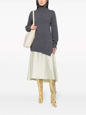 JIL SANDER Waffle-knit Asymmetric Jumper