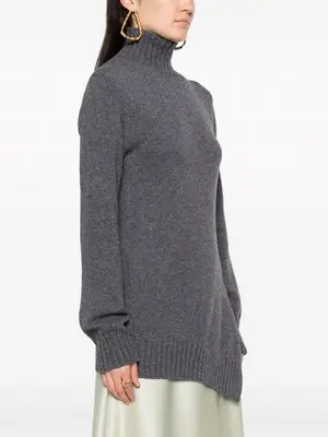 JIL SANDER Waffle-knit Asymmetric Jumper