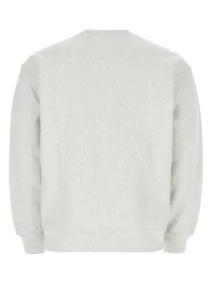 Carhartt Work In Progress American Script Logo-embroidered Sweatshirt - Grey