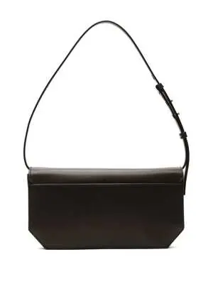 Bally Emblem Leather Shoulder Bag