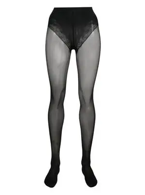 Wolford Tummy 20 Control Top Tights - Black