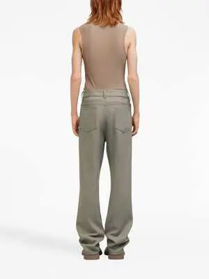 Ami Wool Straight-leg Trousers