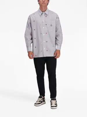 Kenzo Flower-print Cotton Shirt