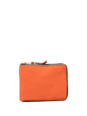 Comme Des Garçons Rectangle-shape Leather Wallet - Orange