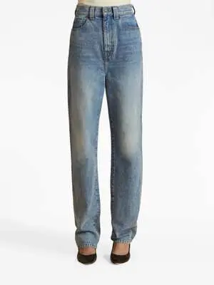 Khaite Albi High-rise Tapered Jeans