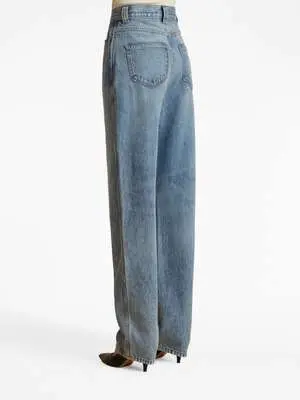 Khaite Albi High-rise Tapered Jeans