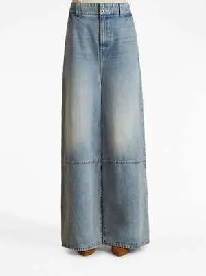 Khaite Isla High-rise Wide-leg Jeans