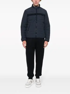Tommy Hilfiger Logo-embroidered Padded Jacket - Blue