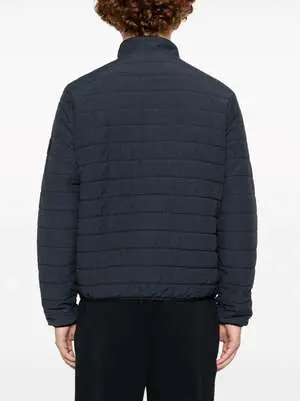 Tommy Hilfiger Logo-embroidered Padded Jacket - Blue