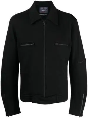 Yohji Yamamoto Zip-up Wool Shirt Jacket