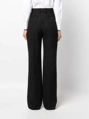 Alexander McQueen Chalk Stripe Wool Trousers