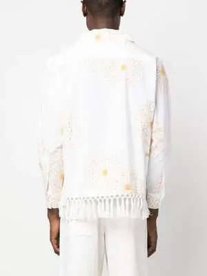 BODE Soleil Fringe Long-sleeved Shirt