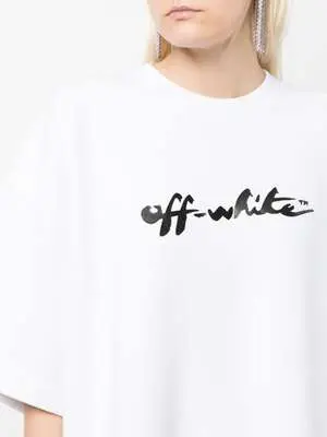 Off-White Logo-print T-shirt Dress