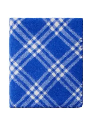 Burberry Check-print Wool Blanket