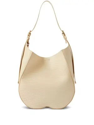Burberry Leather Shoulder Bag - Neutrals