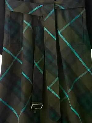 Burberry Reversible Check-plaid Trench Coat - Brown